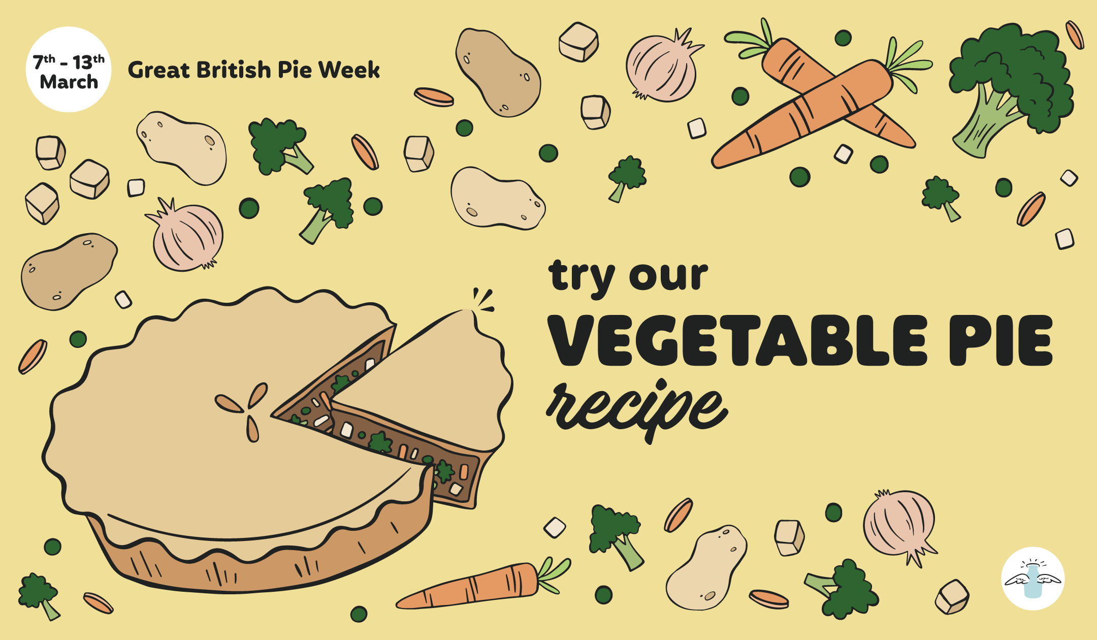 Great British Pie Week: Vegetable Pie Recipe | Modern Milkman